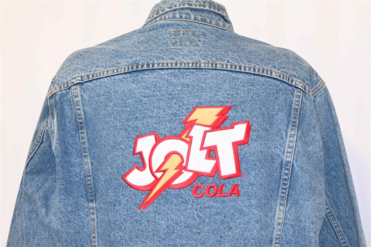 90s Lee Jolt Cola Embroidered Deadstock Denim Jacket Large – The ...