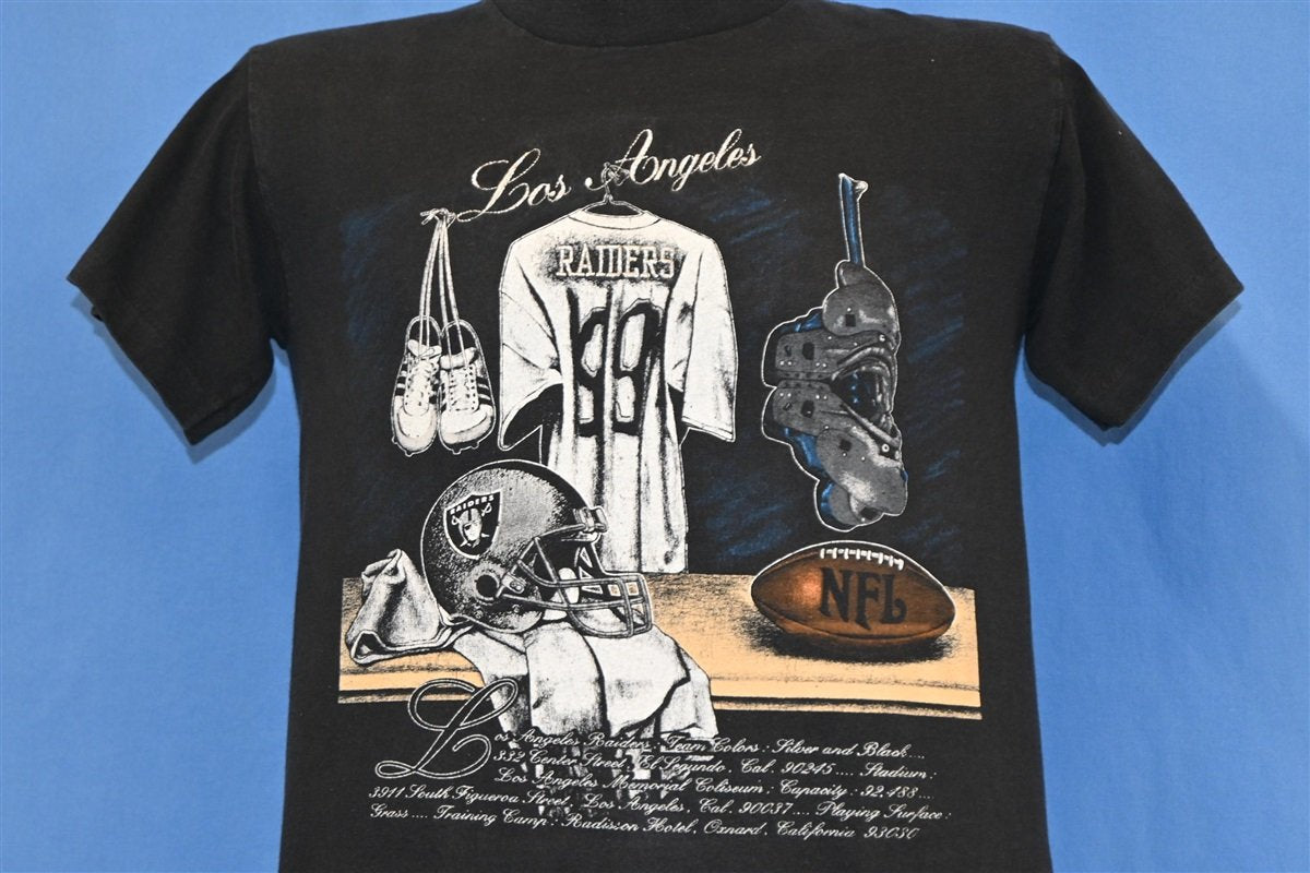 90s Los Angeles Raiders NFL Football Team Nutmeg t-shirt Medium – The ...