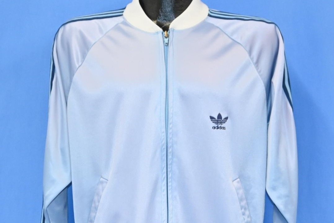 80s Adidas ATP Keyrolan Blue Trefoil Track Jacket Medium – The Captains Vintage