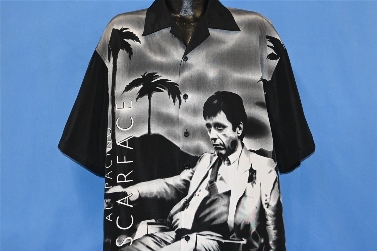 Y2K Scarface Al Pacino All Over Print Button Down Shirt XXL – The ...