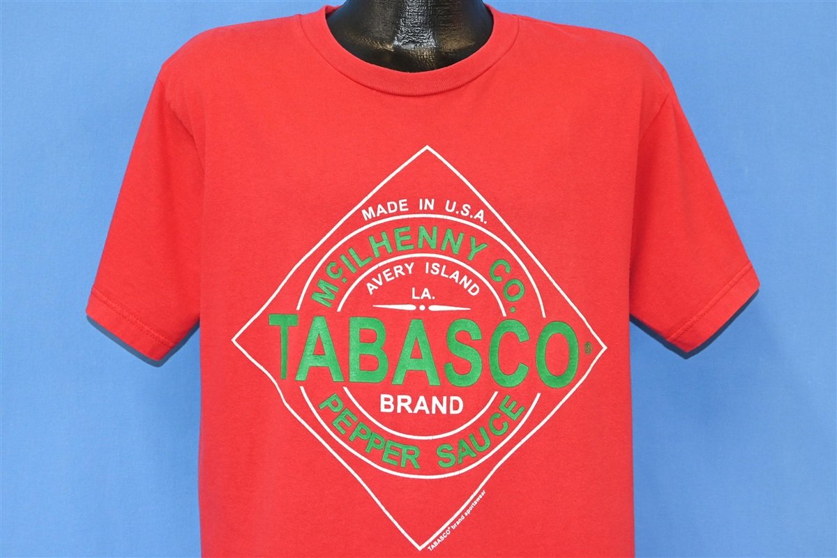 90s Tabasco Pepper Sauce Hot Spicy Red Label t-shirt Medium – The ...