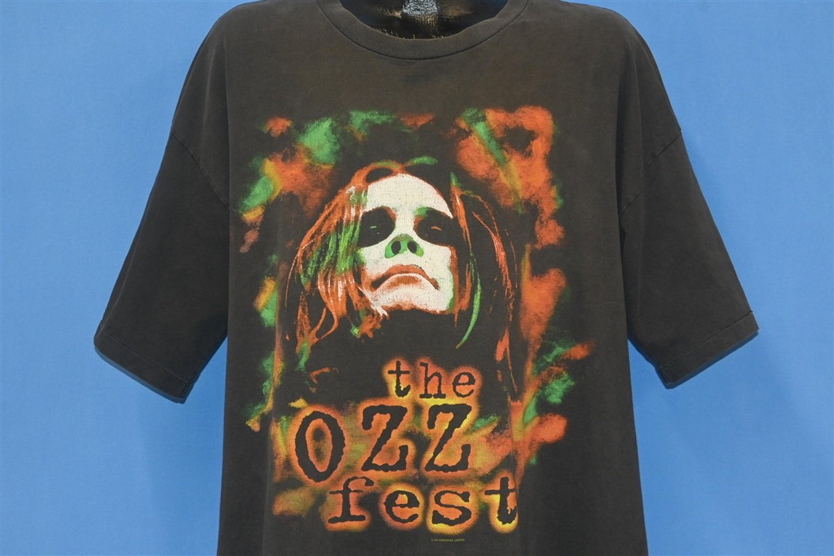 90s Ozzfest 1996 Ozzy Slayer Danzig Distressed t-shirt Extra Large ...
