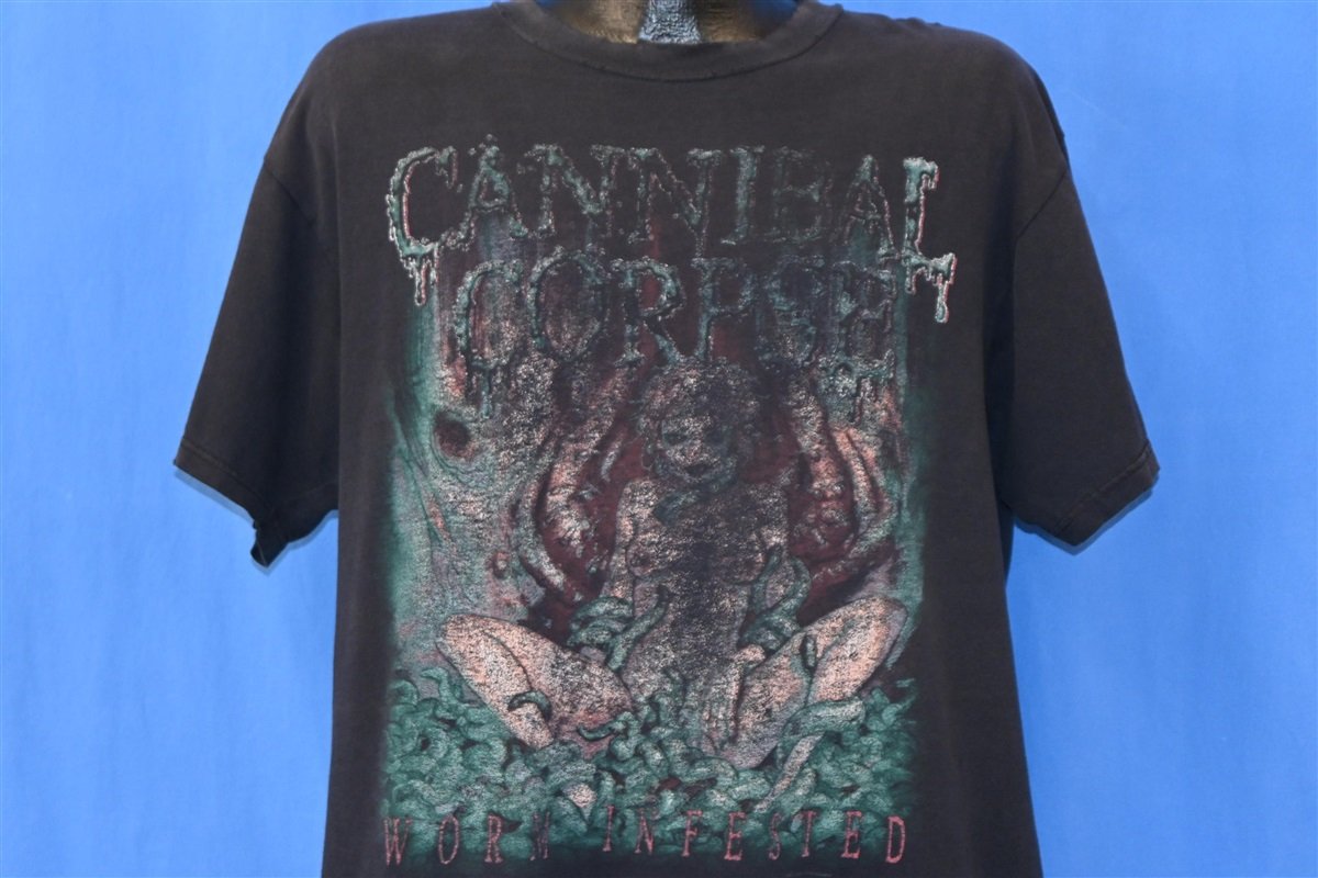 Y2K Cannibal Corpse Worm Infested Distressed t-shirt Extra Large – The ...